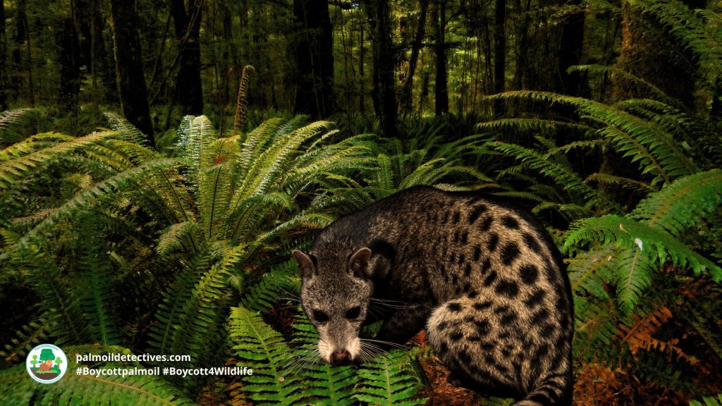 Large-spotted Civet Viverra megaspila – Palm Oil Detectives