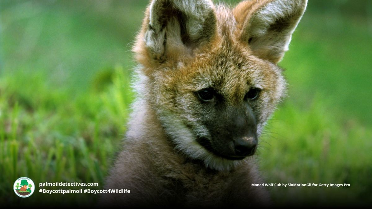 Maned Wolf Chrysocyon brachyurus – Palm Oil Detectives